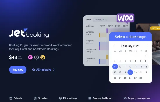 JetBooking For Elementor 3.8.5 » PillBanana.com » Plugins y Themes Premium